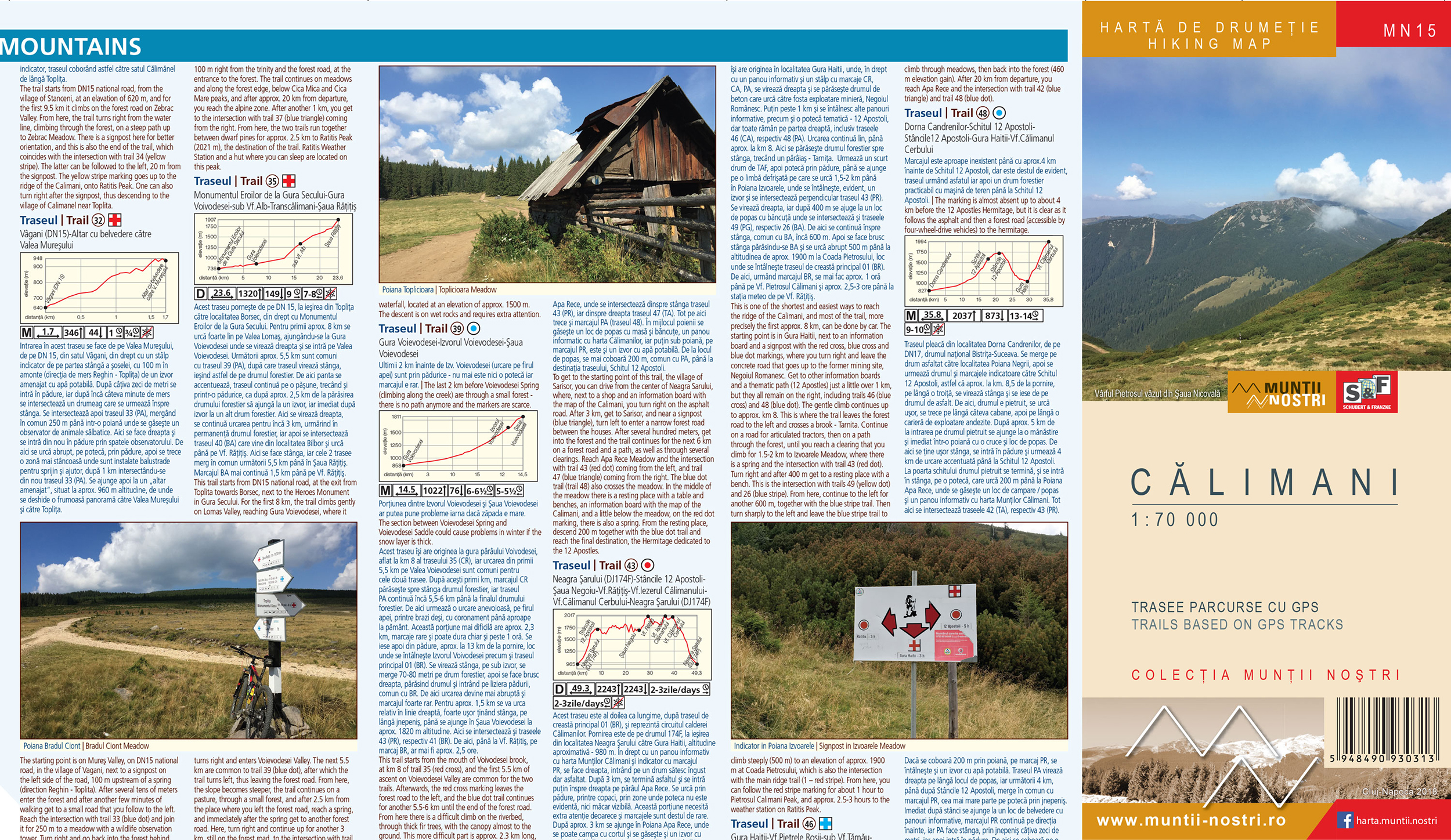 Harta ca sursă de informare despre trasee | Muntii Nostri