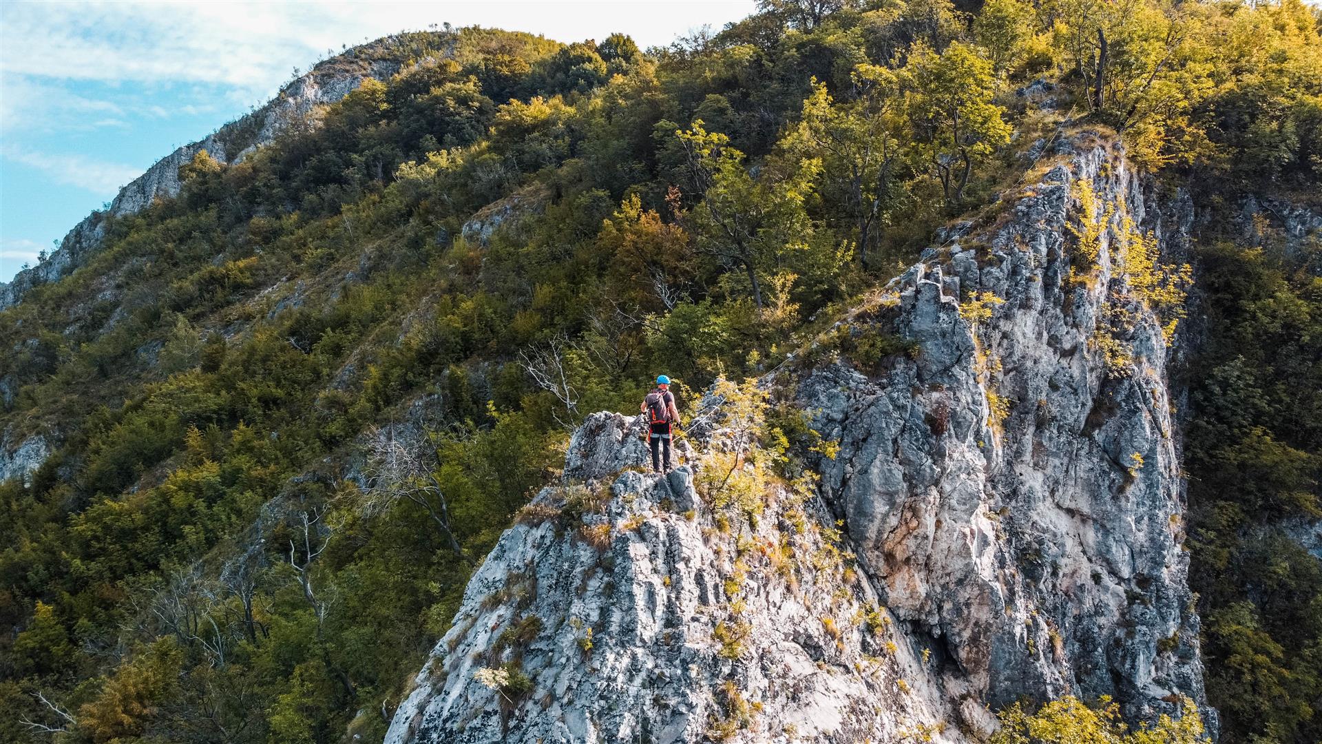 Via Ferrata White Wolf | Traseul Pantera Roz | Muntii Nostri